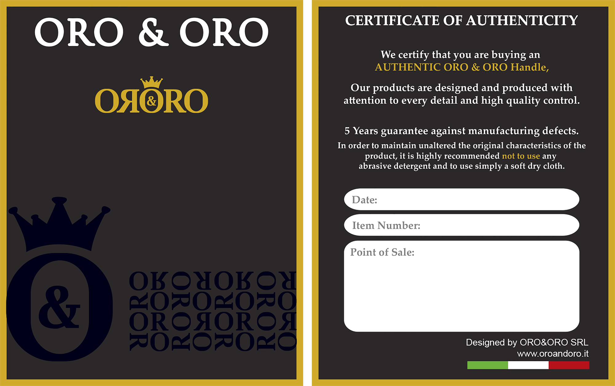 oroandoro || ORO AND ORO